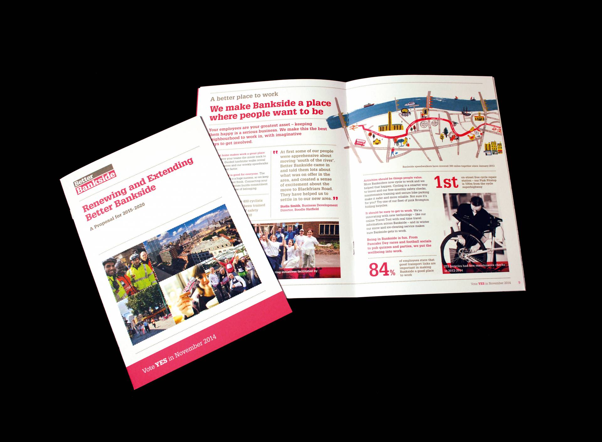 tothepoint • work • Better Bankside Campaign Branding