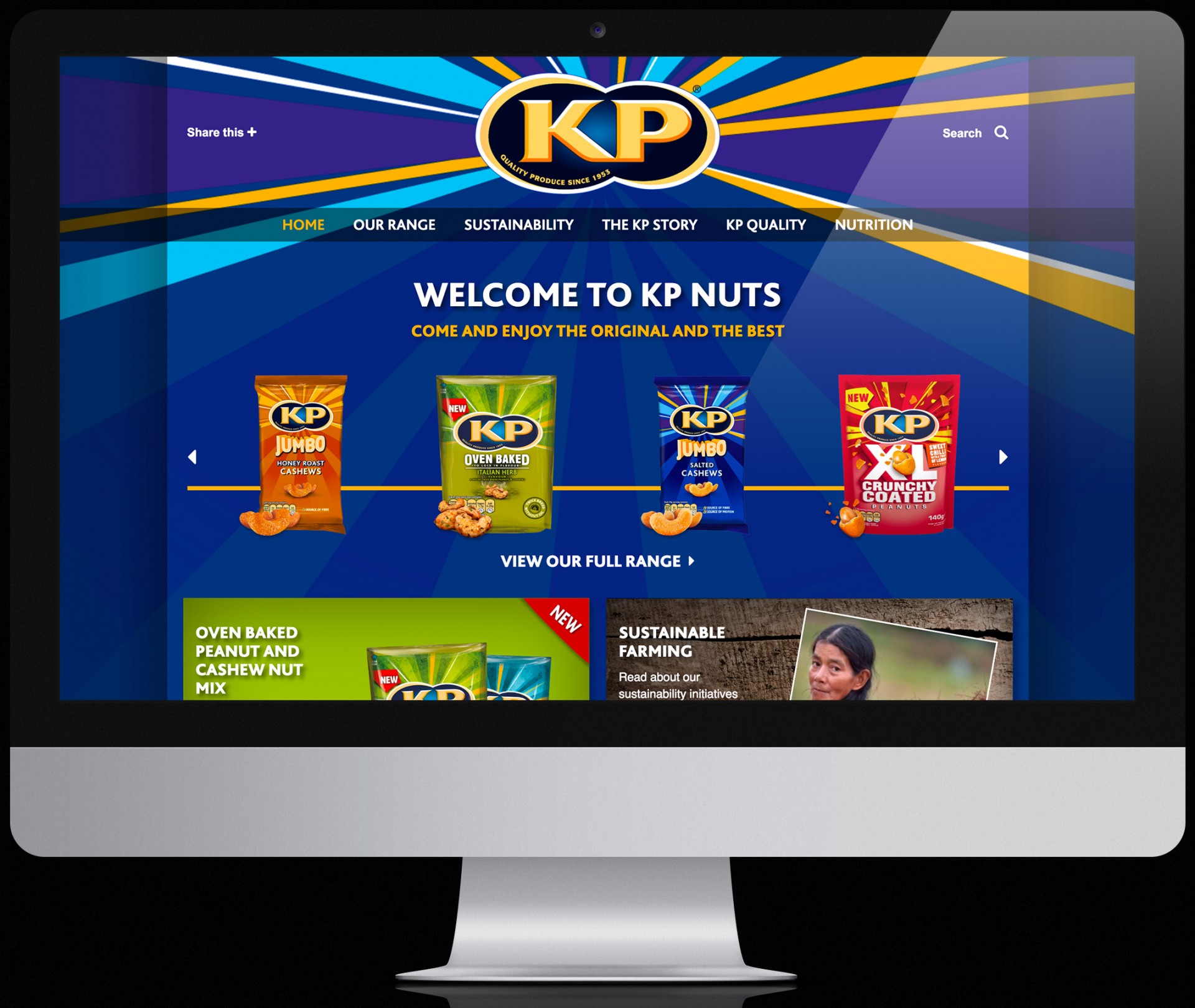 tothepoint • work • KP Nuts Website