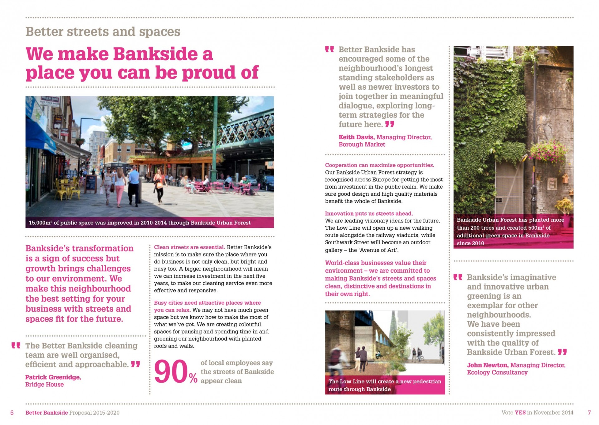 tothepoint • work • Better Bankside Campaign Branding