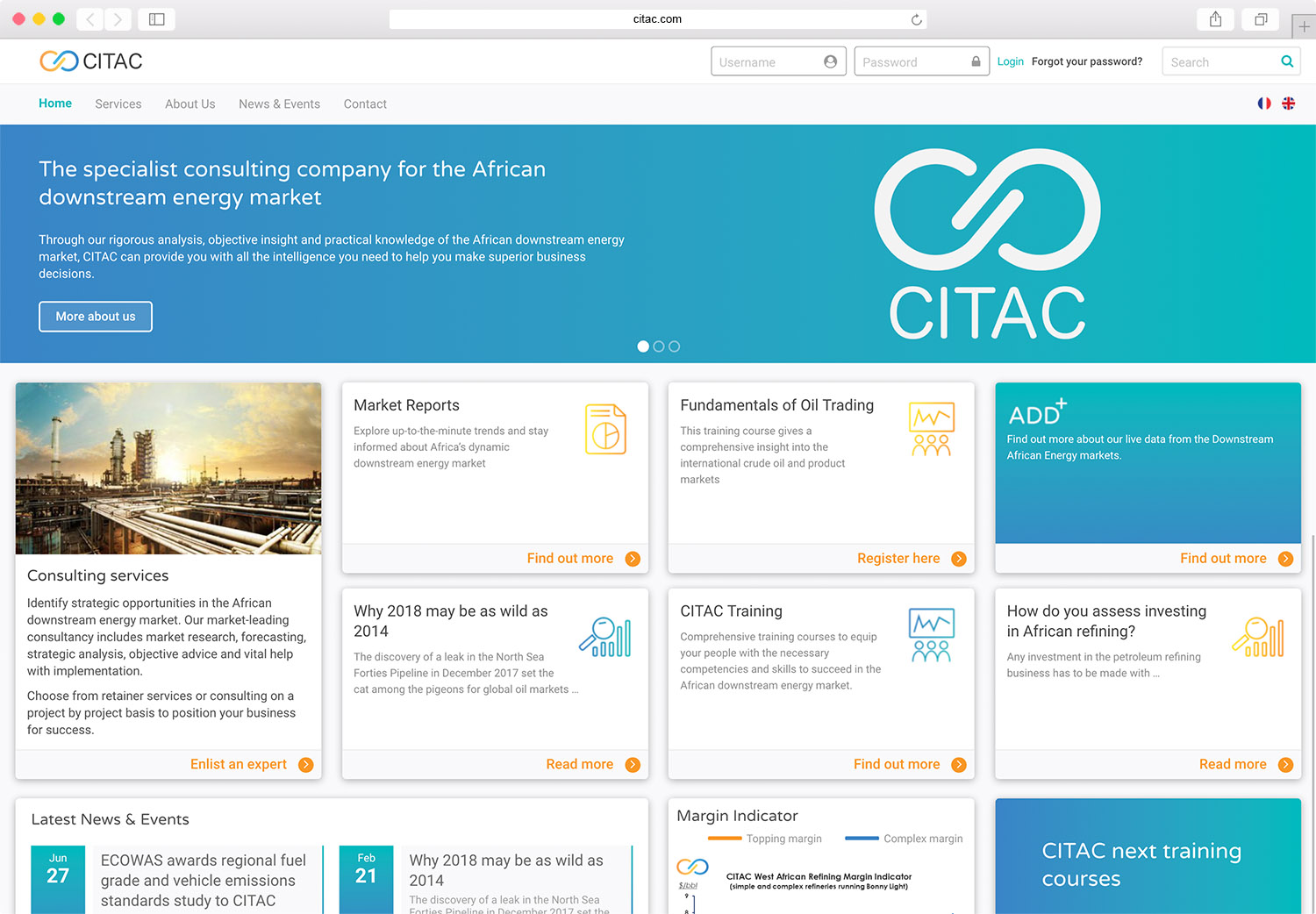 tothepoint • CITAC's new look website