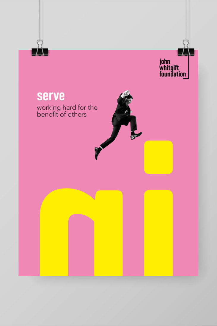 tothepoint • A message-driven poster campaign for the John Whitgift ...