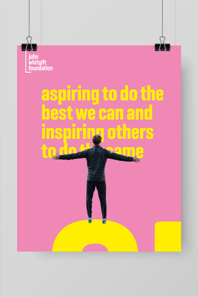 tothepoint • A message-driven poster campaign for the John Whitgift ...